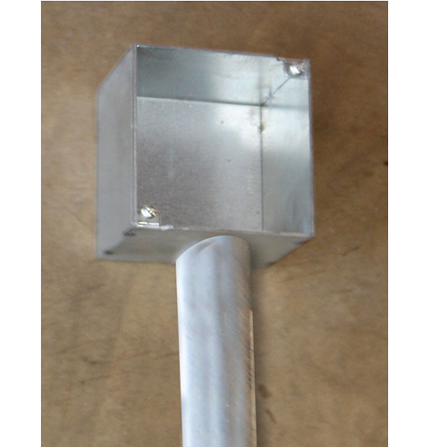 4 Inch Square Blank Junction Box 4 Inch Deep No Knockouts 52191-BLNK