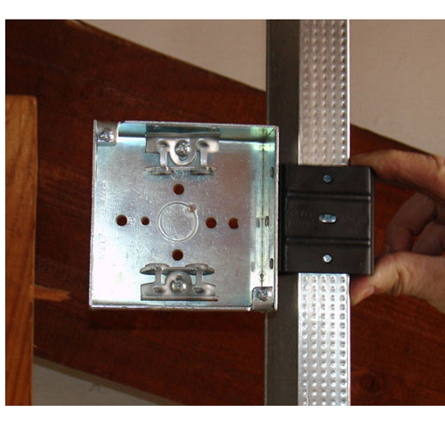 4 Square Junction Bracket Box 2-1/8 Inch Deep MC/BX Connection Points