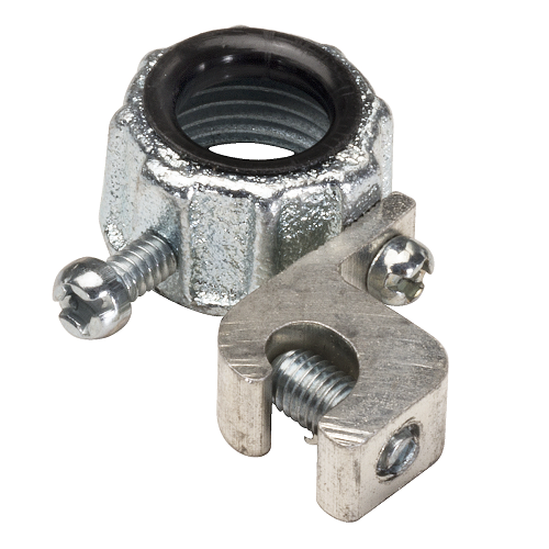 1-1/2 Inch Metallic Insulated Grounding Bushing Lay In Lug 335AM (Pack