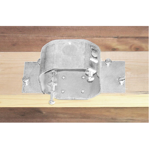 4 Inch Octagon Fan Box 2-1/8 Inch Deep With Bracket 54171-FAN (Pack of