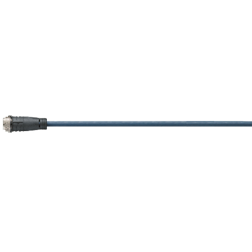 Igus M12 Socket A / Open End Connector Straight CF.INI CF10 Sensor/Act