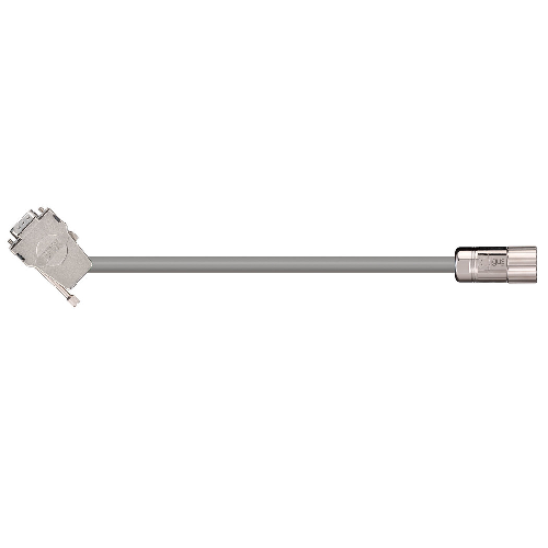 Igus MAT9840602 24 AWG 4P Round Plug Socket A / SUB-D Pin B Connector
