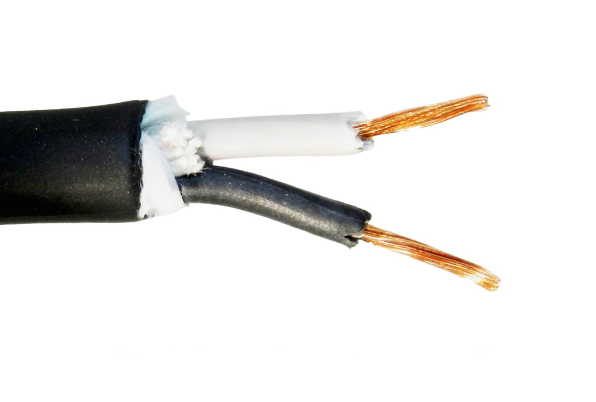 250' 18/2 SJOOW Portable Power Cable - Black