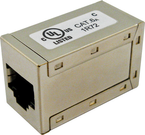 CAT6A Inline Coupler, Shielded ( Pack of 50 )
