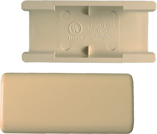 1 1/4 Splice Cover Ivory Surface Raceway 045-TSR2I-14 (Pack of 10)