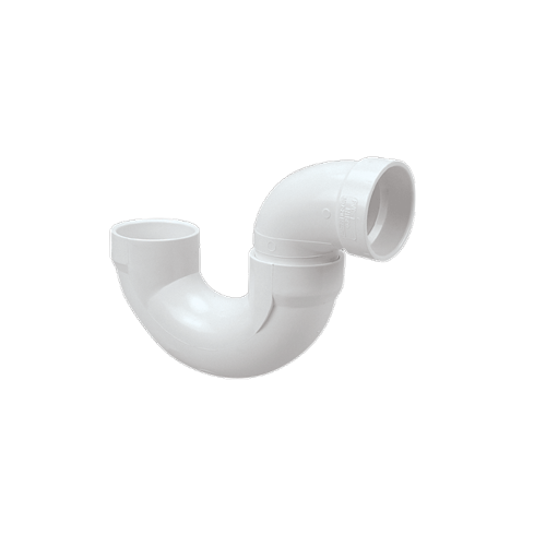 4" P-Trap Socket PVC Drain Waste and Vent P706X-040