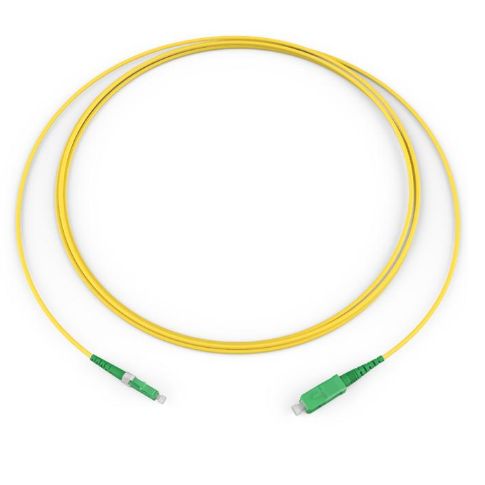 Standard SCAPC Simplex SM SMF Ultra 1F Single Fiber Riser Standard Yel