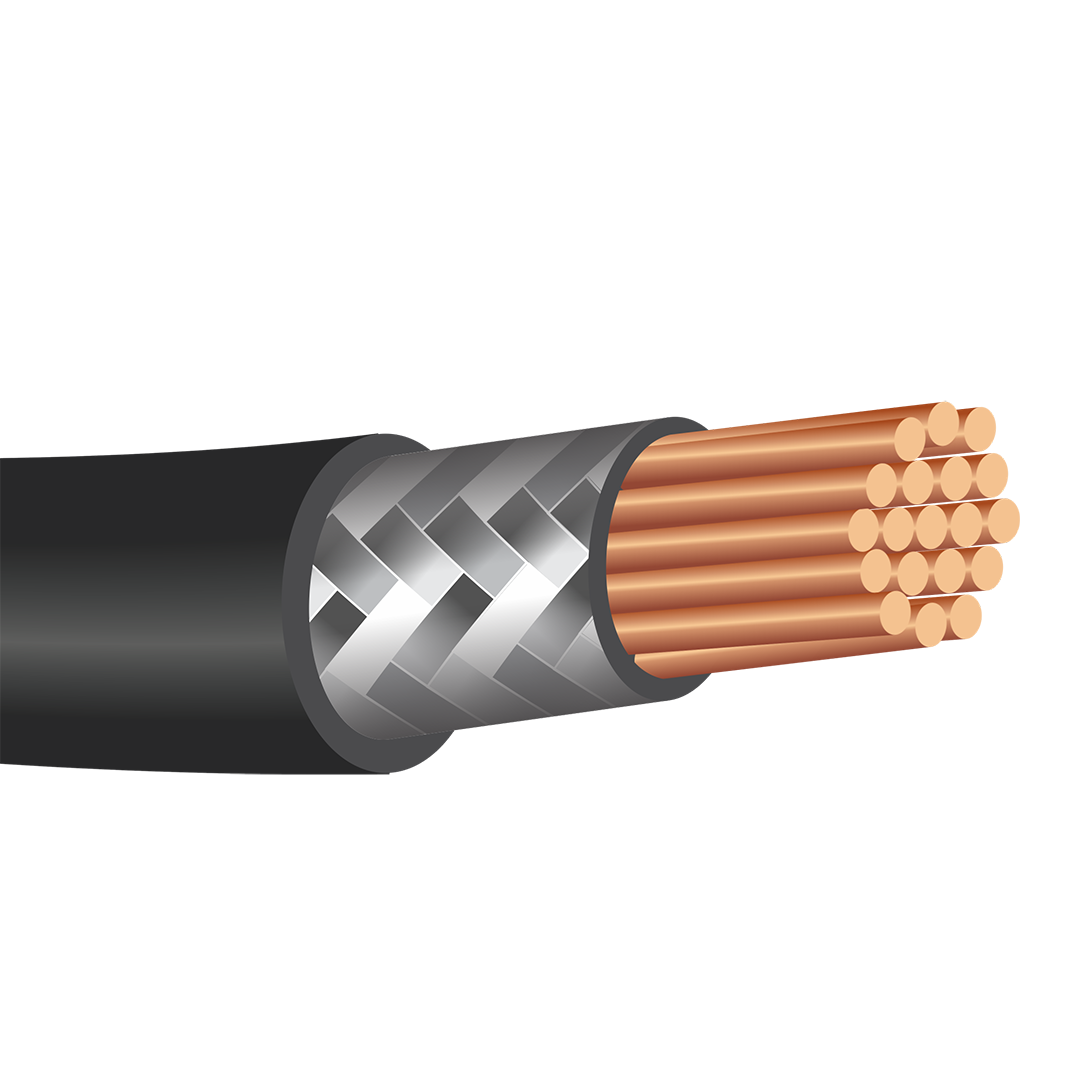 Marine Shipboard Cable LS2SWAU-44 22 AWG 44 Bare Copper Xlpe