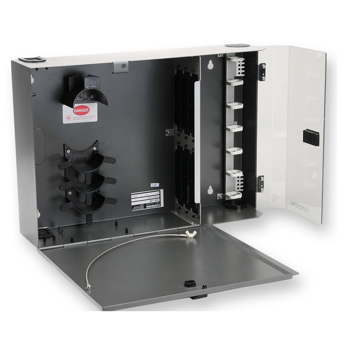 Pretium Wall-Mountable Housing (PWH) Holds 6 CCH Connector Panels CORN