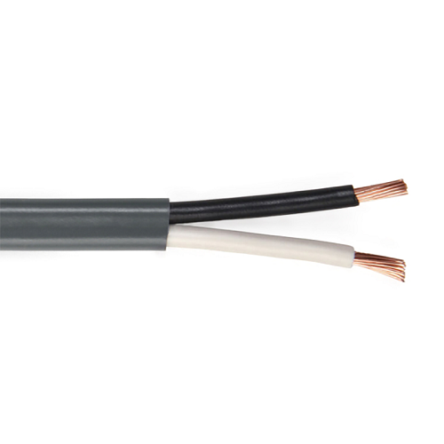 Waytek WD18-2 18 Gauge 2C 16/30 Strand Bare Copper Unshielded Flat PVC