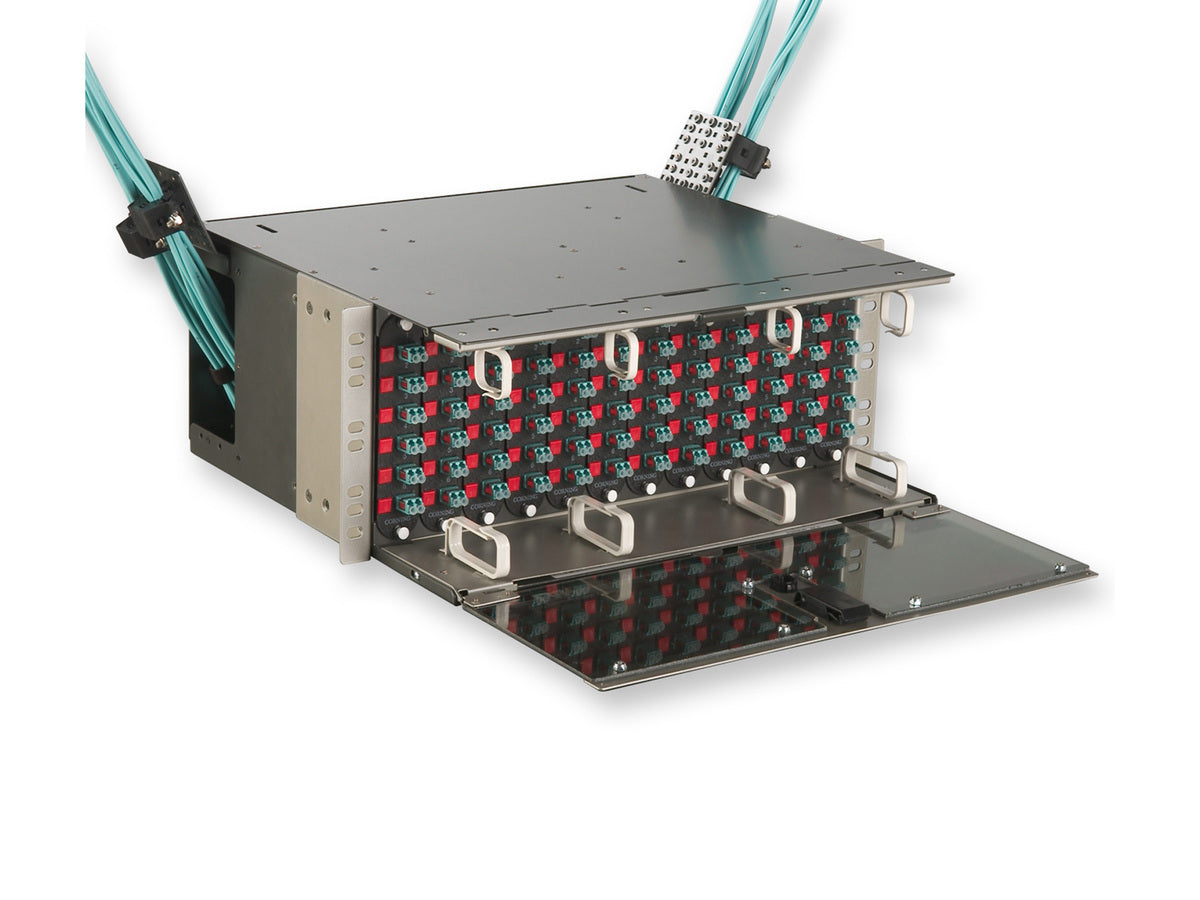 Connector Housing (PCH) four rack units hold 12 CCH connector panels C