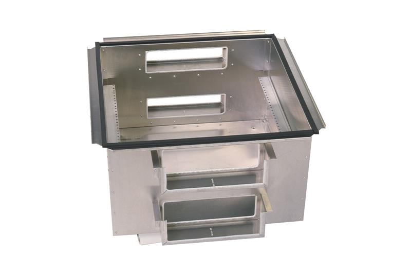 Raised Floor Enclosure for Fiber 4U Fiber Enclosure for 9" Floor CPI A