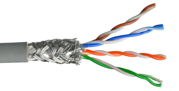 Marine Shipboard Cable 2XSW-1 18 AWG 1 Braid Shield 600V