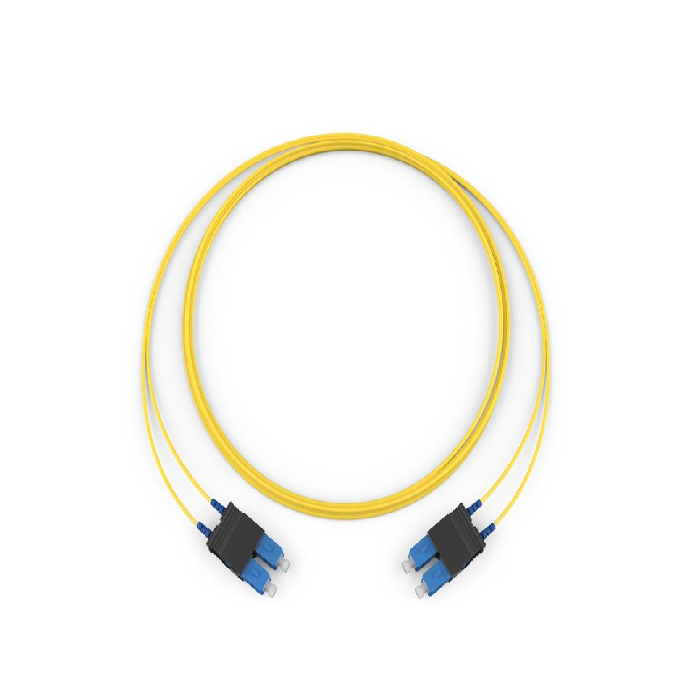 Standard SCUPC Duplex SM SMF Ultra 2F Zipcord Riser Standard Yellow Ja