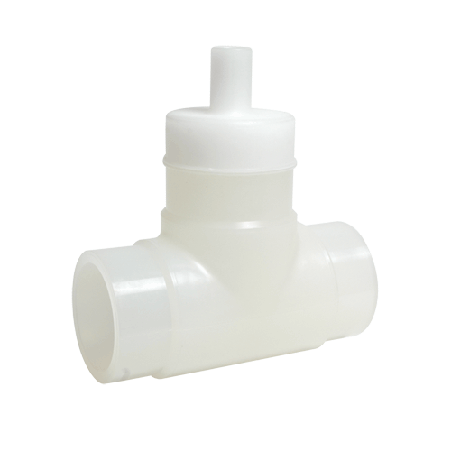 1-1/4" x 3/4" Polypropylene Butt-Fusion Natural Tee Reducer Leg 633516