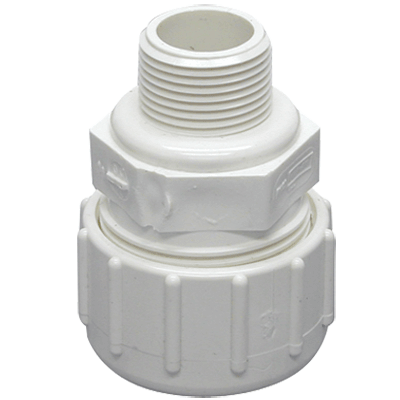 2" Adapter Compression X MPT Connection PVC Fittings 130-20