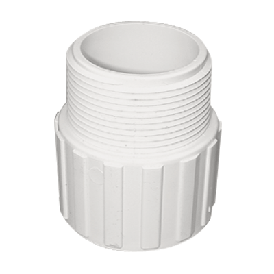 6" MPT X Socket Connection Schedule 40 PVC Male Adapter 436-060S