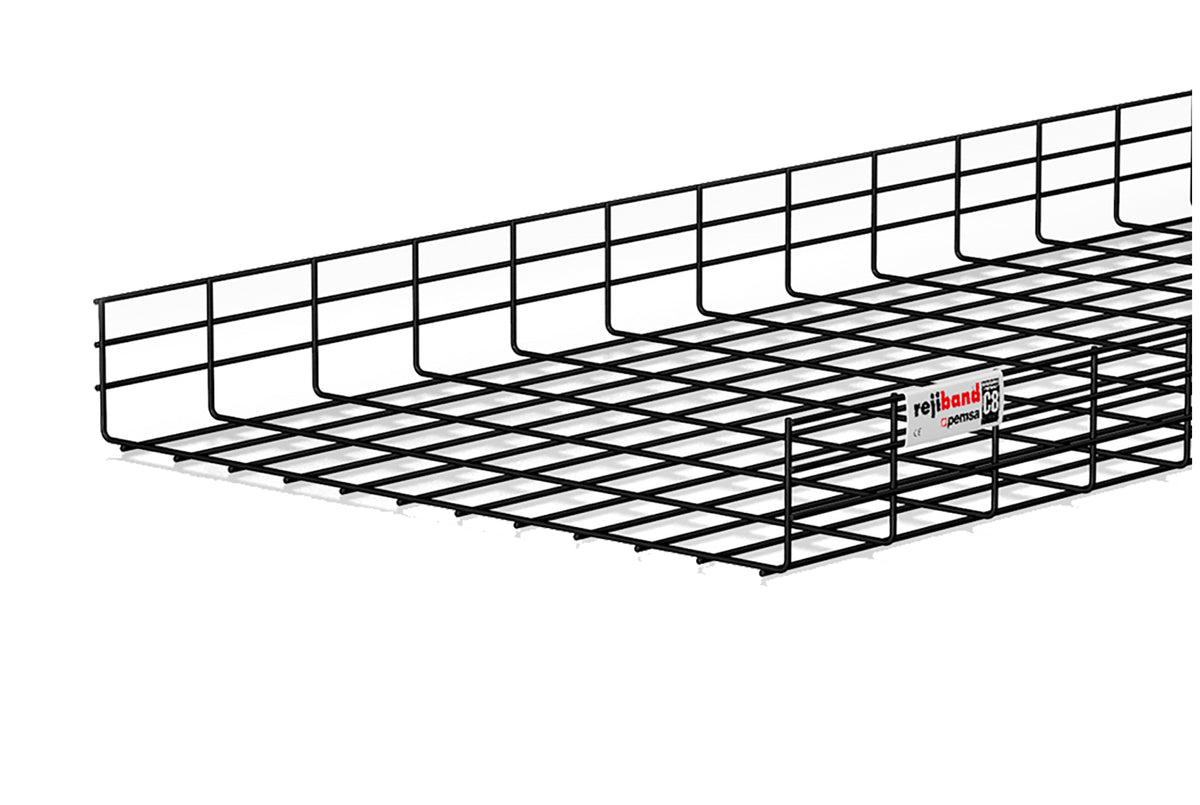 Pemsa Rejiband Wire Mesh Cable Tray 4"H x 8"W x 10'L CPI 60283200-003
