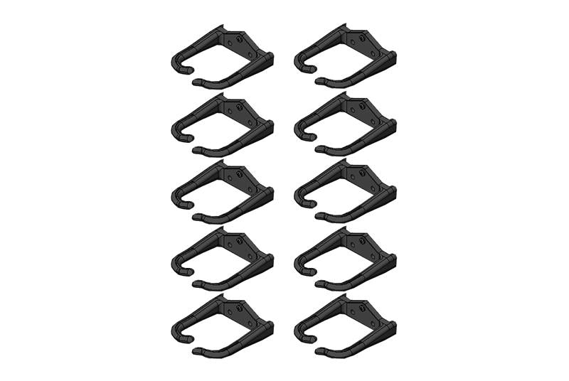 D-Rings for PatchRack 4U Rack; 6 Rings CPI 13396-704