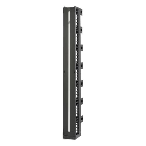 Evolution g3 Combination Black Vertical Cable Manager 72"H x 6"W x 20.