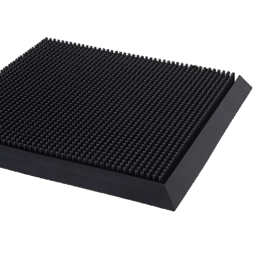 36" x 60" Mat-A-Dor Traffic Outdoor Scraper Black Mats