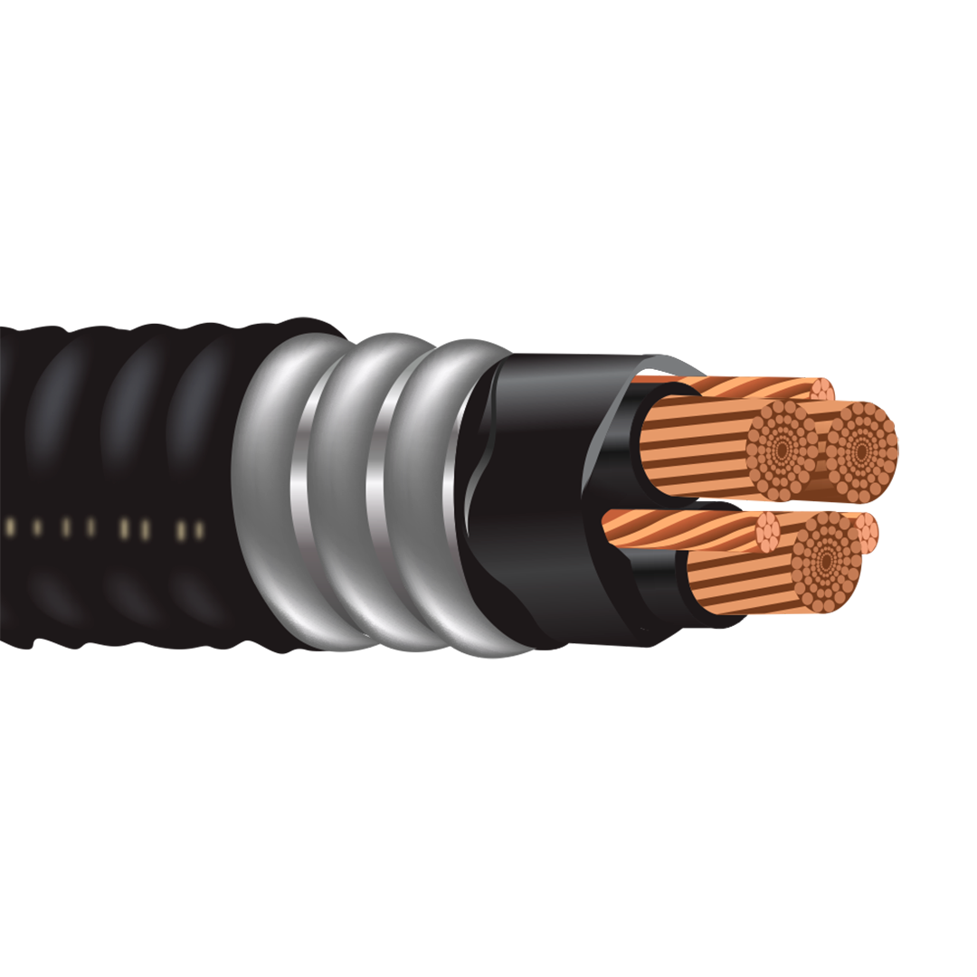 12 AWG 6C Type MC-HL Aluminum Armored BC Industrial Cable