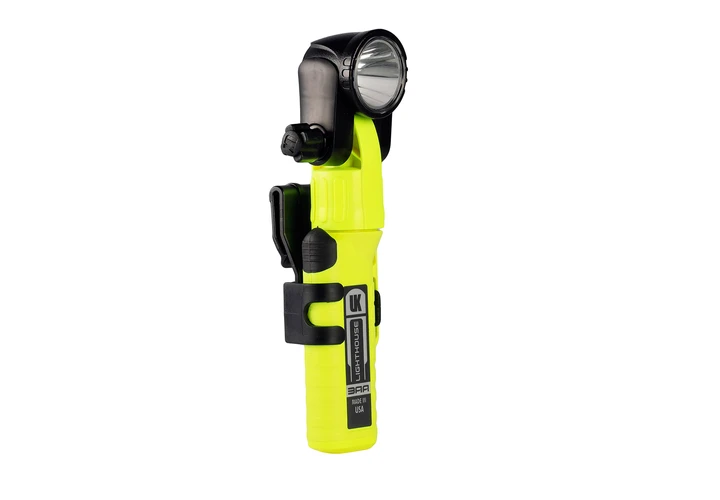 Safety Yellow Single Beam UK 3AA Lighthouse With Magnetic Base Intrins