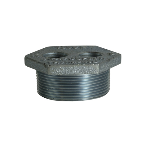 2" X 1/2" X 1/2" 4-way Duplex Zinc Plated Bushing Only 64824