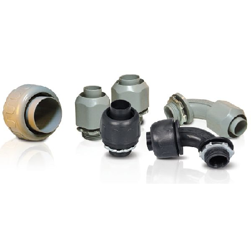 1/2" Trade Electri Nonmetallic Conduits Connector Type NMSC 90 Degree