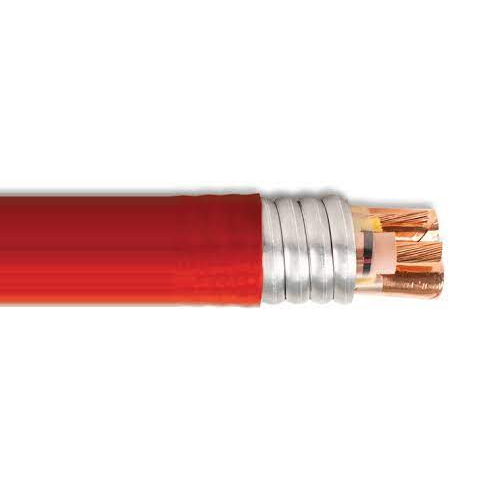 LS E8JLP-A61B03CBR0 500 MCM 3C Strand Bare Copper Shielded AIA PVC Red