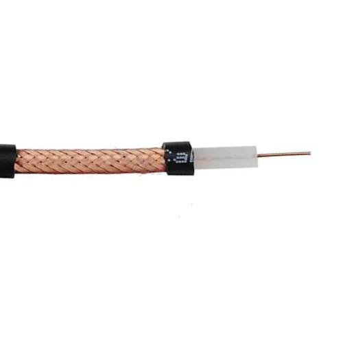 Coaxial Solid Bare Copper Shield Braid RG Riser CMR PVC Broadcast Cabl