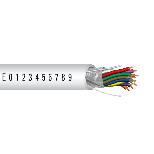 18 AWG 12C Strand Bare Copper Plenum Shielded Al Mylar Low-Smoke PVC T