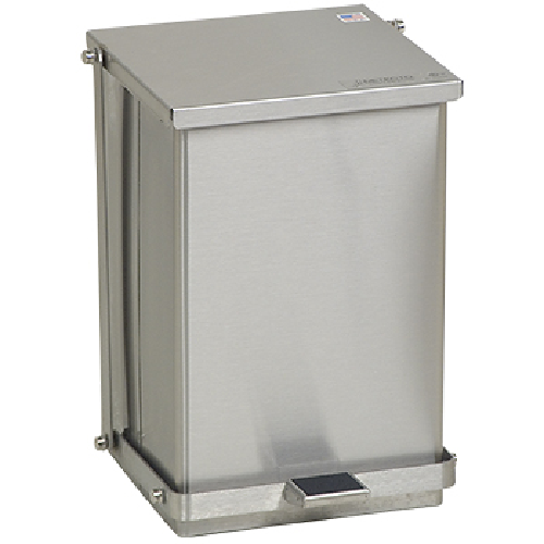 Stainless Steel Step-On Can 6 Gallon 24 Quart Detecto C-24