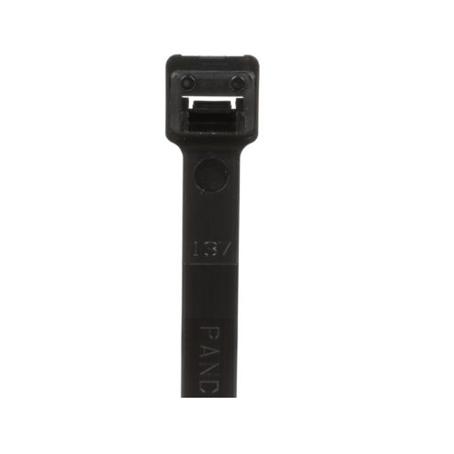 Pan-Ty® PLT4H-TL0 Cable Tie, Black, UV PA6.6, 14.5"L, 120lb, PK50 ...