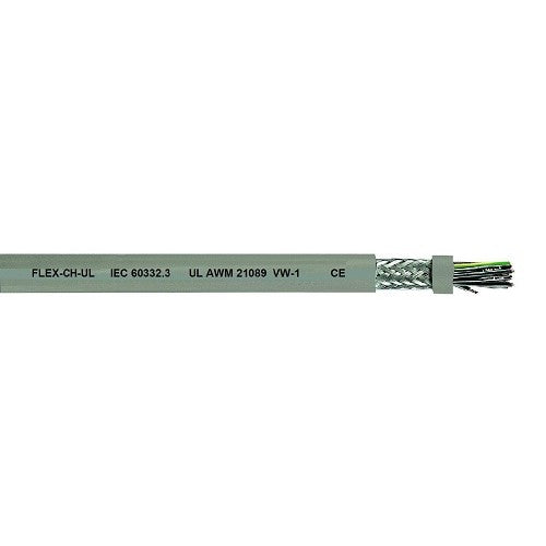 21 AWG 3 Cores 16/32 Stranded FLEX-CH-UL BC SHLD CE/VW-1 Halogen-Free