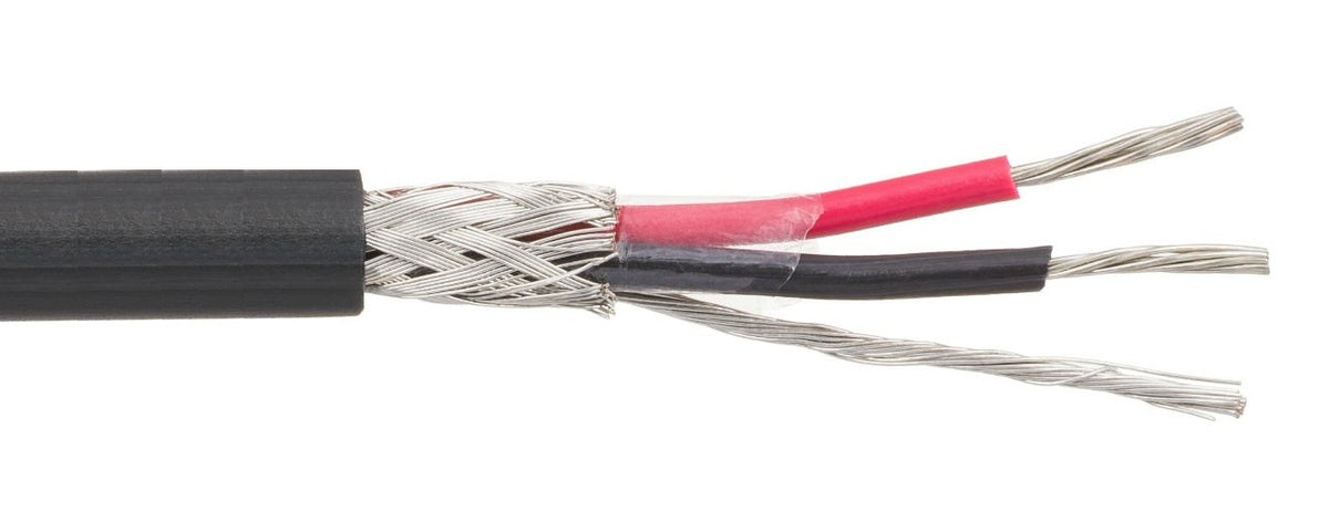 Alpha Wire SPM1804CY 18 AWG 4 Conductor Braid Shield 1000V PVC Insulat
