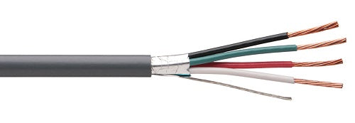 18/8 Stranded Bare Copper Shielded Security Cable CMR/CL3R