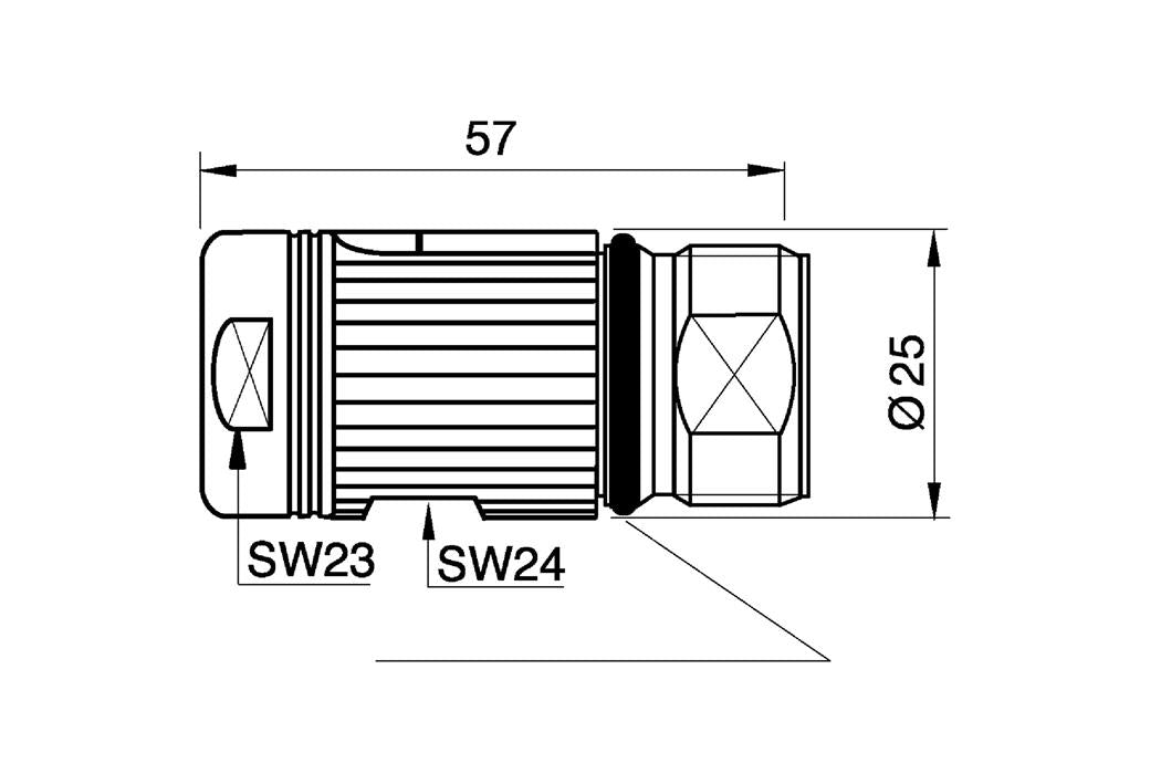12 Pole Signal Coupling Standard Connector MAT0179611