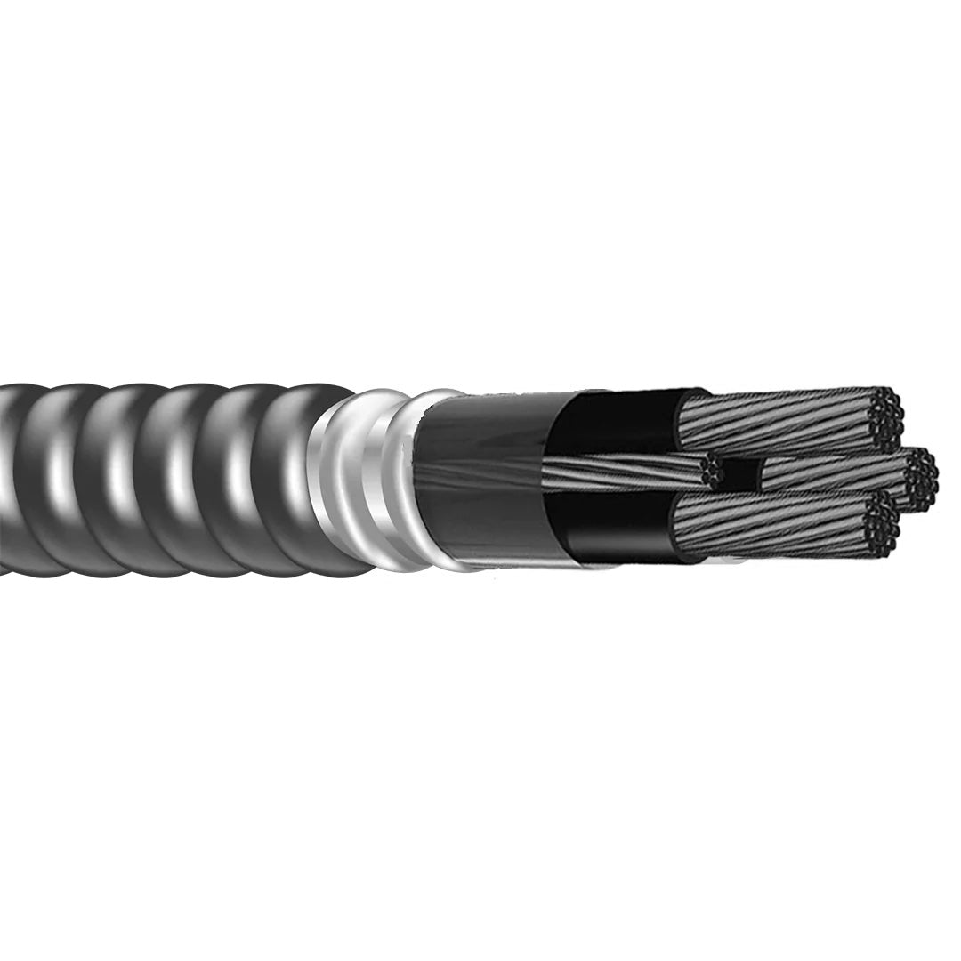 1/3 Type MC Metal Clad Aluminum Interlocked Armor AIA PVC Jacketed Cop