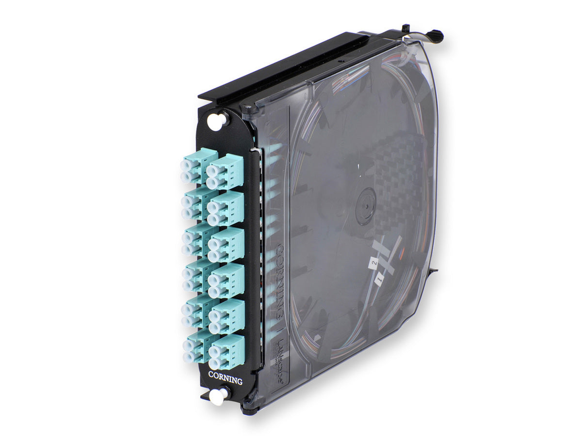 CCH Pigtailed Splice Cassette 24 F LC PC duplex 50 µm multimode (OM3)