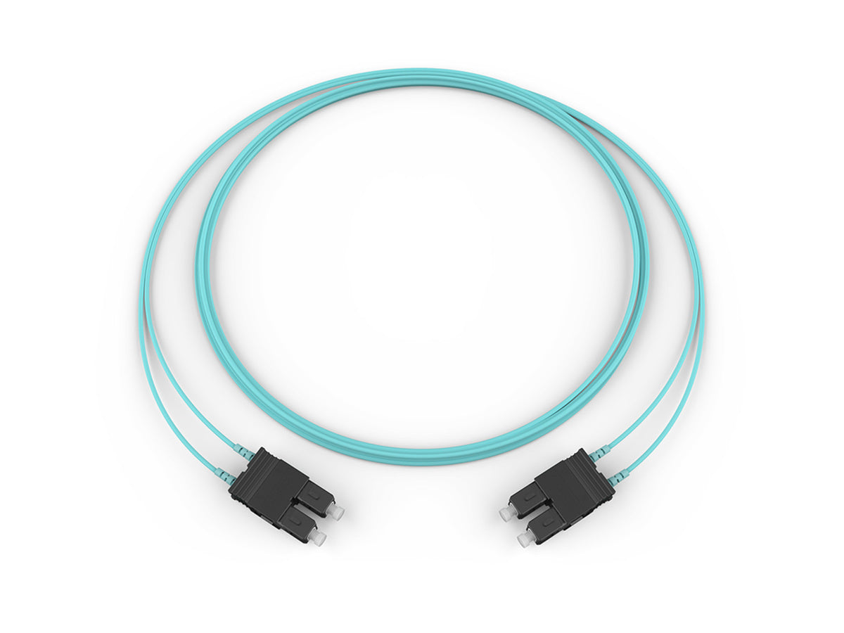 Fiber Optic Jumper 2 F SC Duplex to SC Duplex Zipcord Cable Standard S