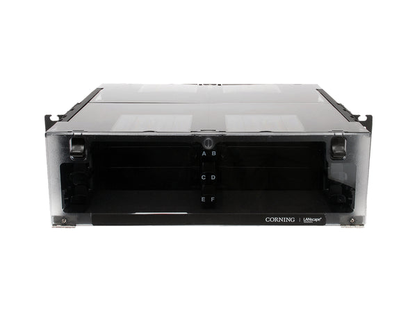 3 rack units holds 6 CCH connector panels Closet Connector Housing (CC