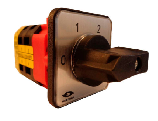 20A Springer Controls/MERZ 4 Steps Switch w/Zero Pos 1-Pole 4-hole fro